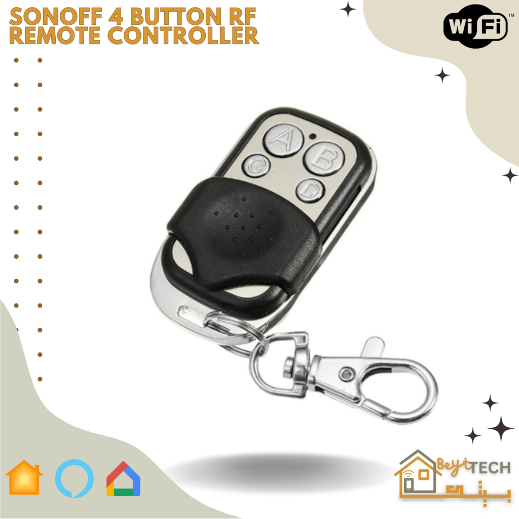 Sonoff RF 4 Button Remote – beyttech.com Sonoff RF 4 Button Remote – beyttech.com